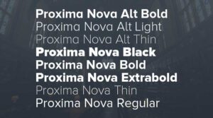 Proxima Nova Font | Free Fonts Vault