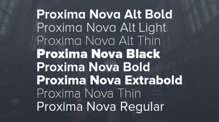Proxima Nova Font | Free Fonts Vault